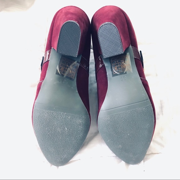 B.A.I.T | Shoes | Bait Red Velvet Booties | Poshmark